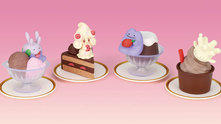PSL Pokemon Yummy! Sweets Mascot 8 chocolate! All 4 types set Takara T ...